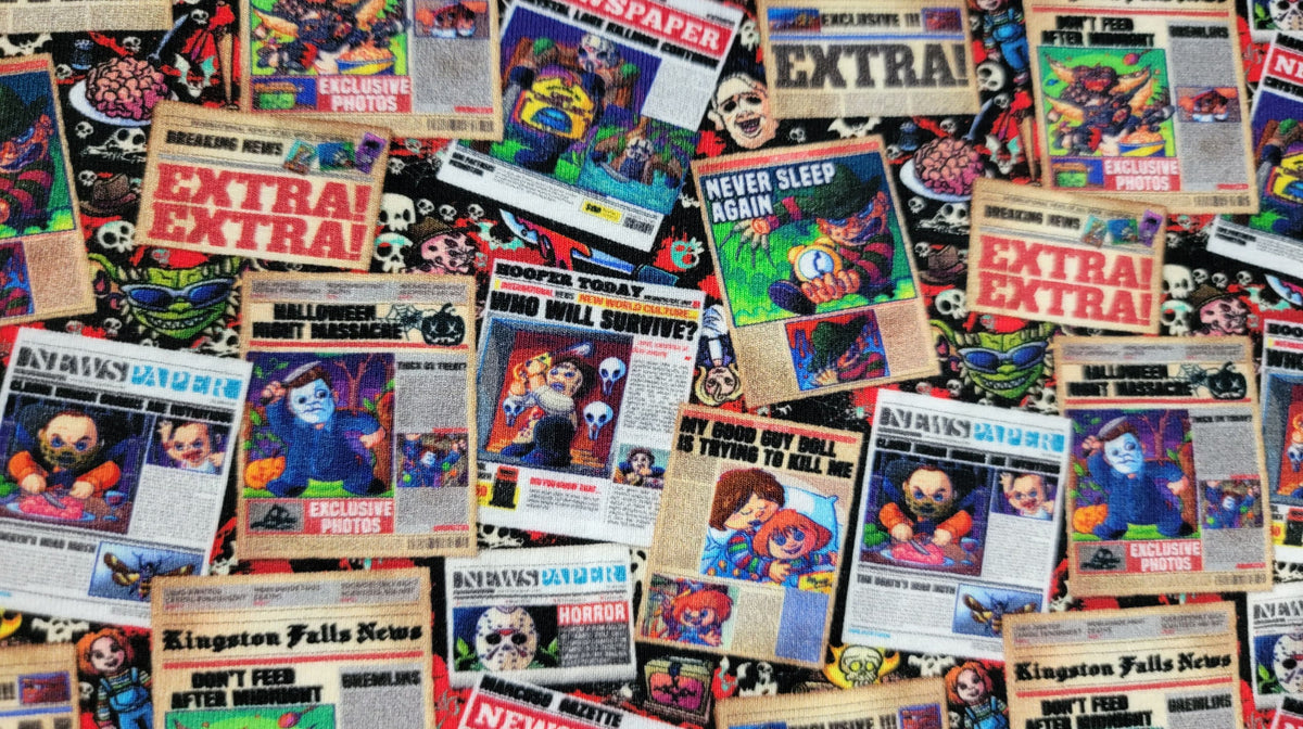 Extra Scary News Small Scale – Magical Fabric Cuts & Crafts