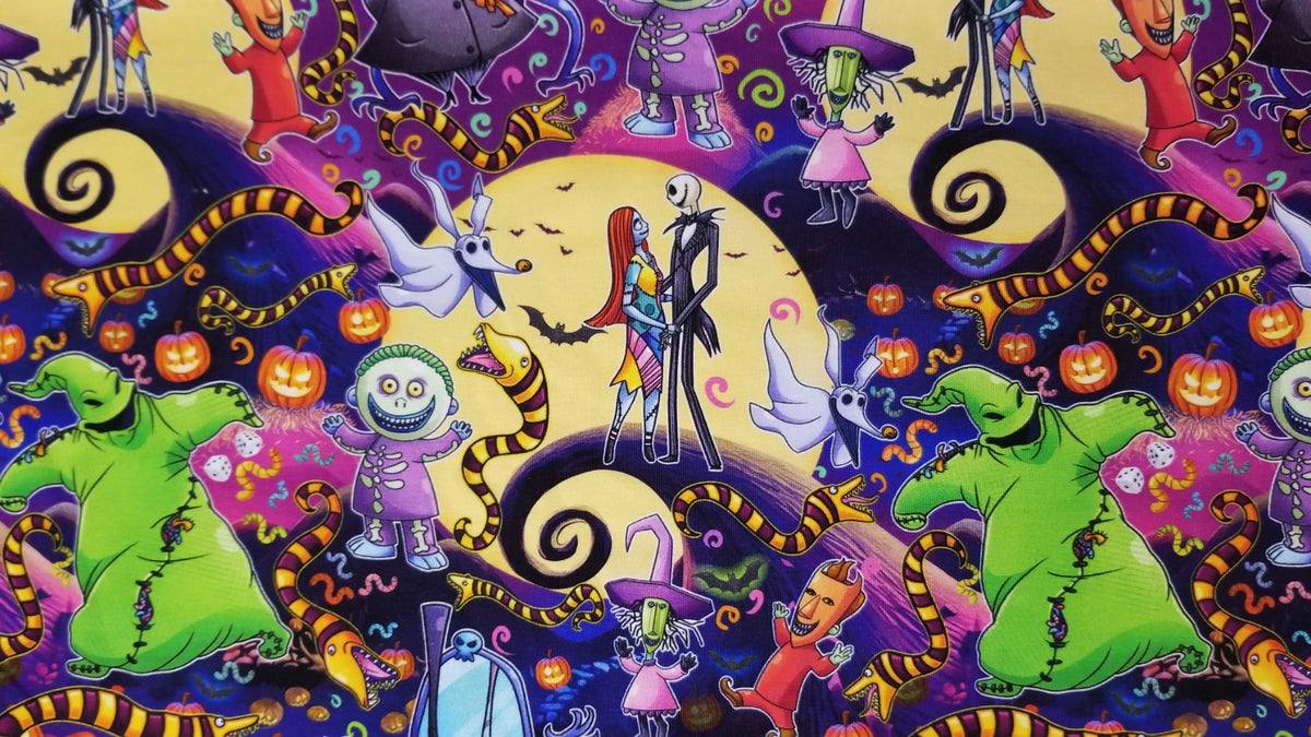 NBC -Friendly Nightmares Fabric Small Scale - – Magical Fabric Cuts ...