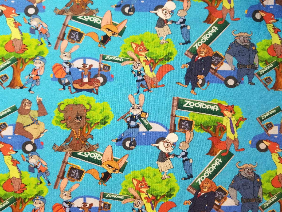 Zootopia Regular Scale - Cotton Spandex – Magical Fabric Cuts & Crafts